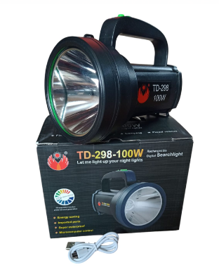 LINTERNA LED BUSCA HUELLA 100W RECARGABLE USB – JP